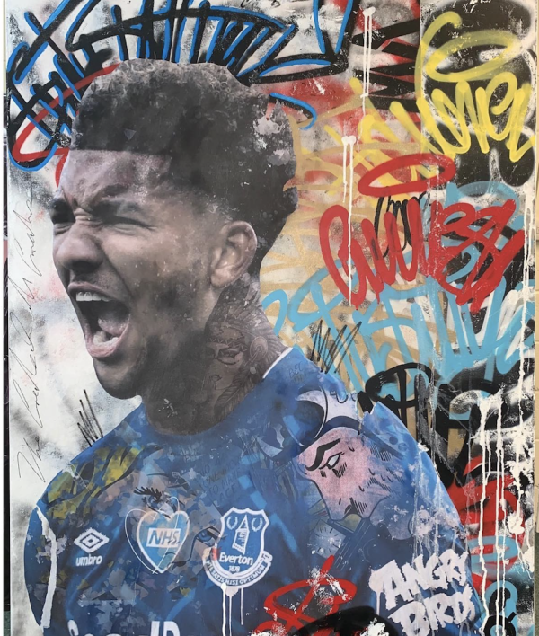 David Moli: Ex-footballer who’s artworks hang on the walls of Premier ...