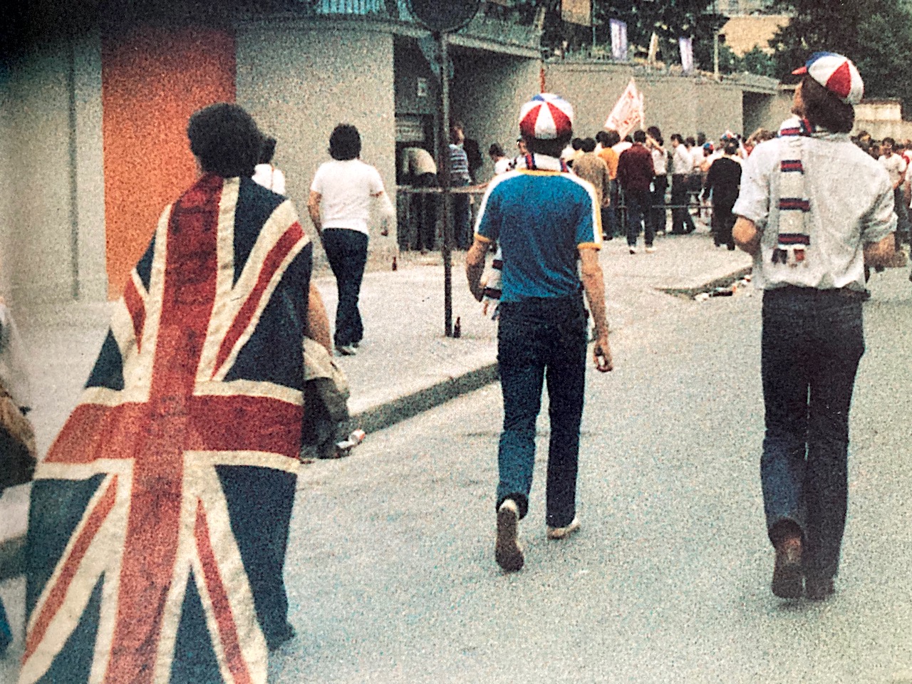England football fans over land and sea - Lower Block