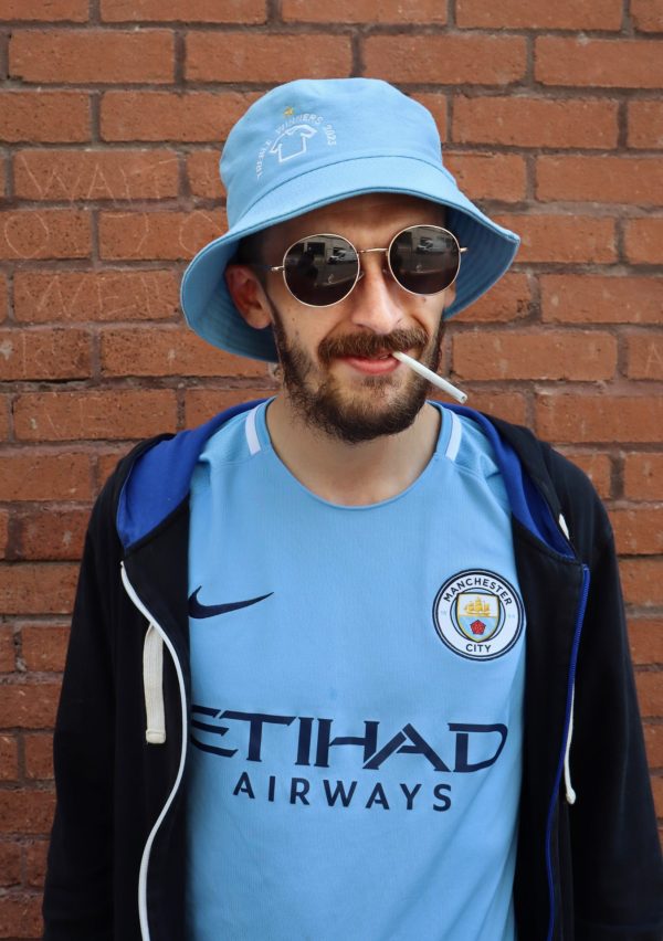 Manchester City Fans Celebrate Historic 2022-23 Treble - Lower Block