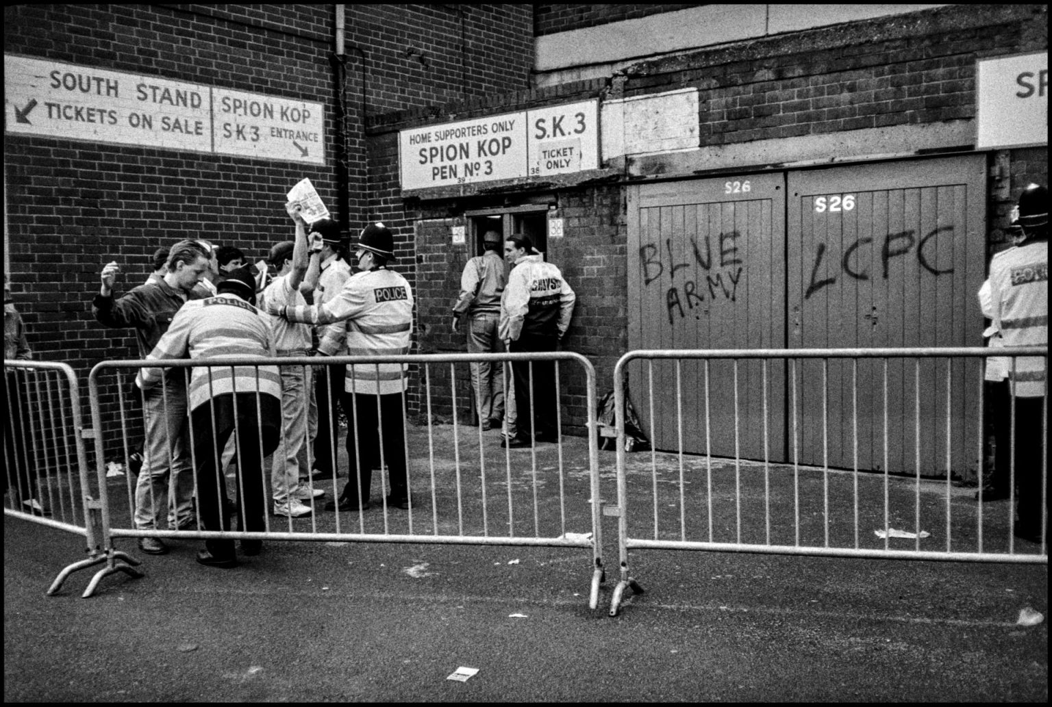 Photographs From UK Football Terraces 1980s - Lower Block